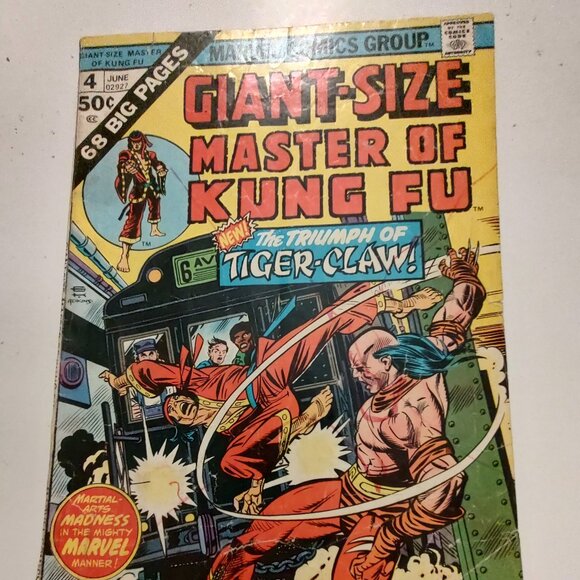 Marvel | Accessories | Giant Size Master Of Kung Fu 4 St Tiger Claw By ...